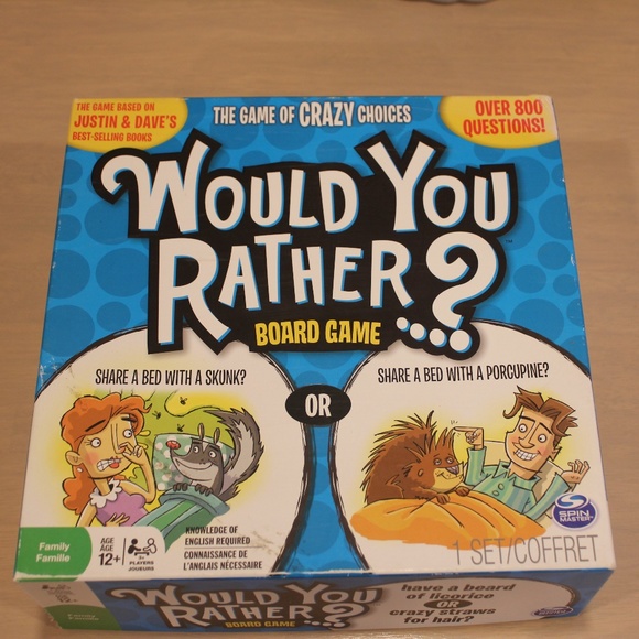 Hasbro | Games | Would You Rather Board Game | Poshmark